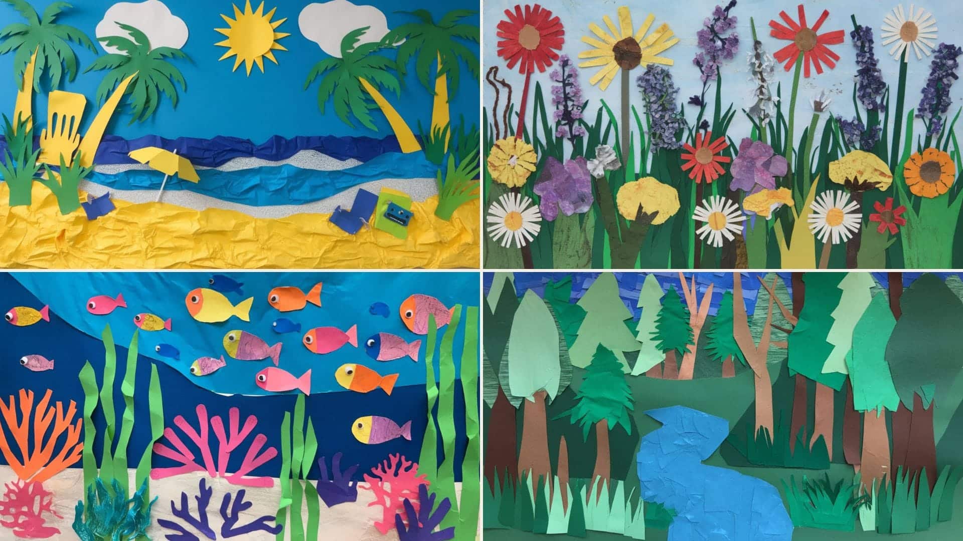 23 Creative Ideas for Nature Paper Collages - Theresa Reviews