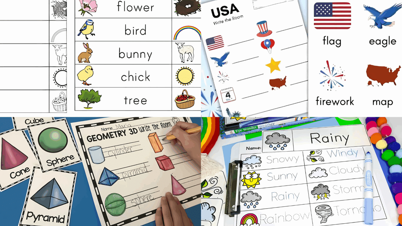 Write the Room Activities: A Fun Way to Reinforce Concepts - Theresa ...