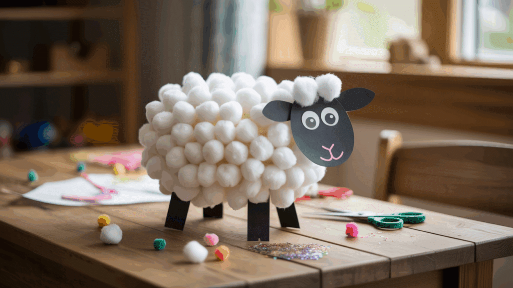 Cotton Ball Sheep: A Fun and Easy Craft for Everyone - Theresa Reviews